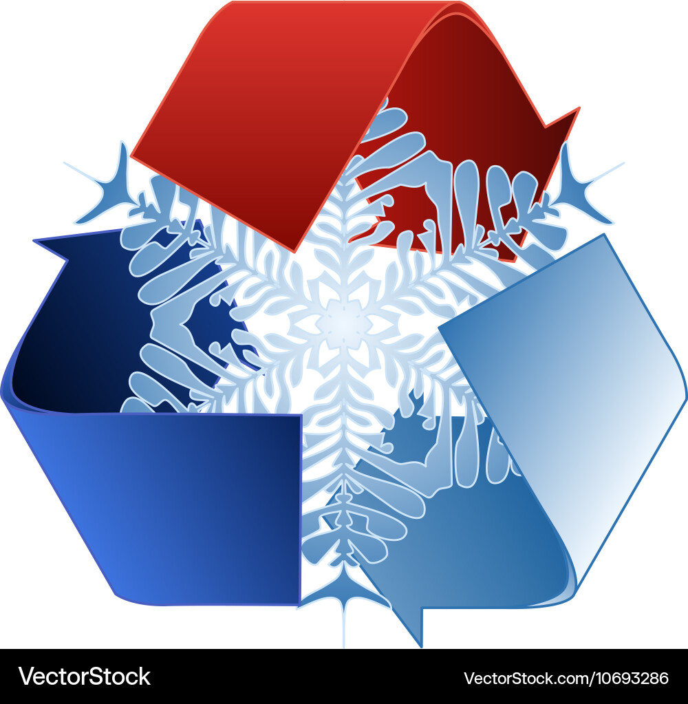 Save heat energy recycle symbol Royalty Free Vector Image