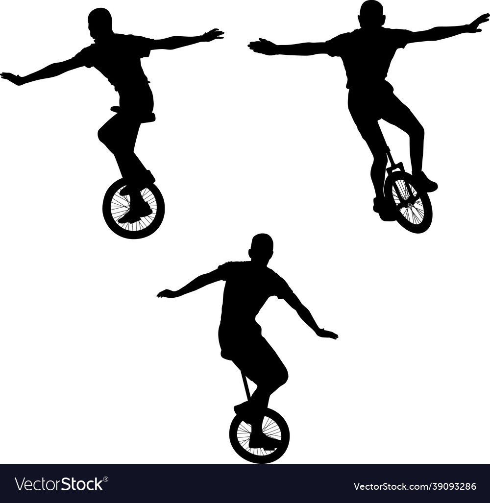 Unicycle Royalty Free Vector Image - VectorStock