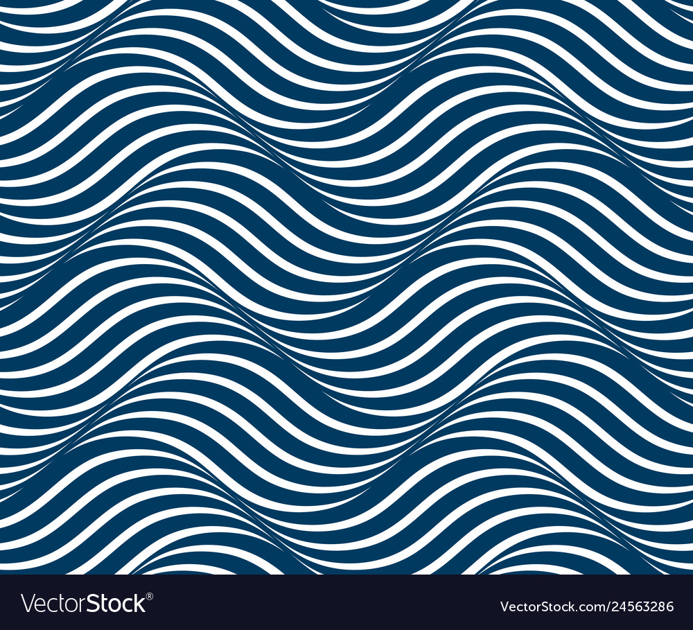 Water waves seamless pattern curve lines abstract Vector Image Water waves seamless pattern curve lines abstract Vector Image