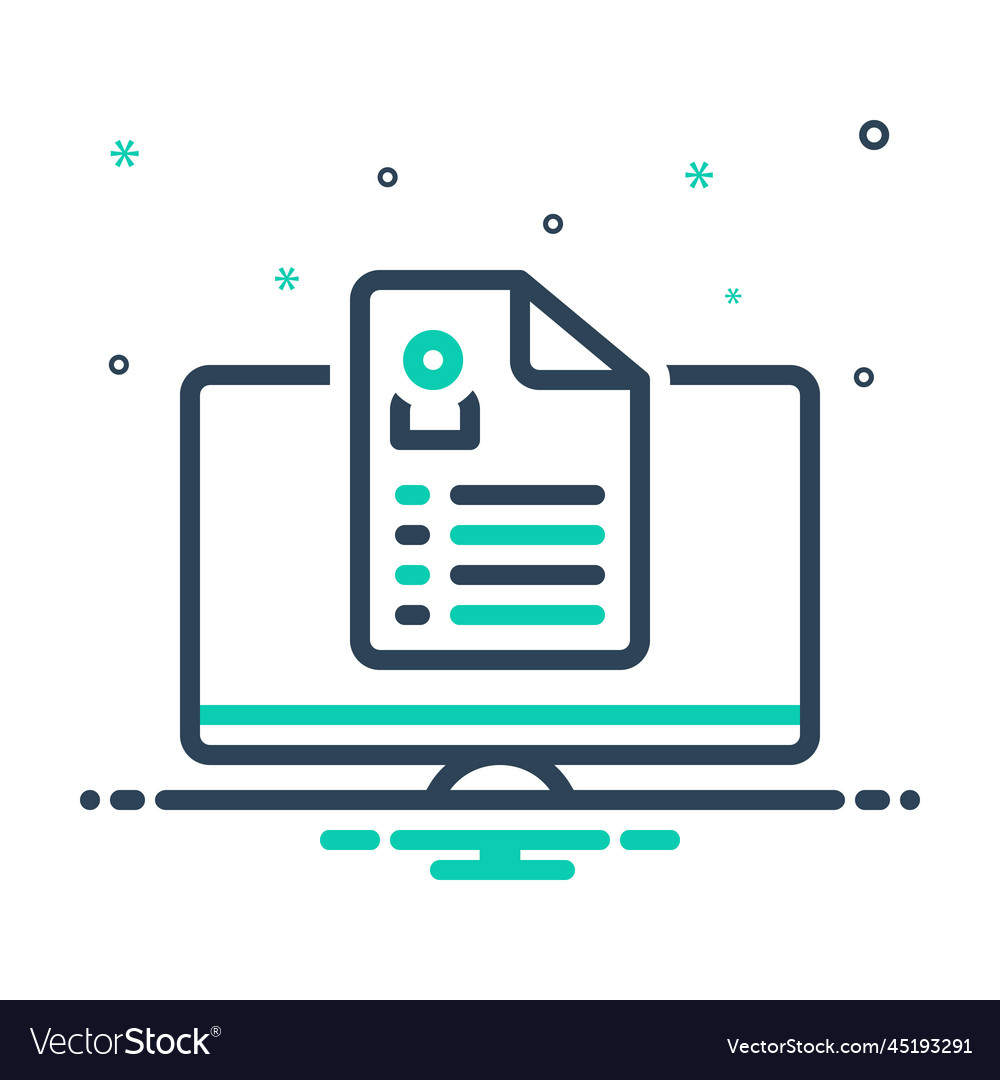Application Royalty Free Vector Image - VectorStock