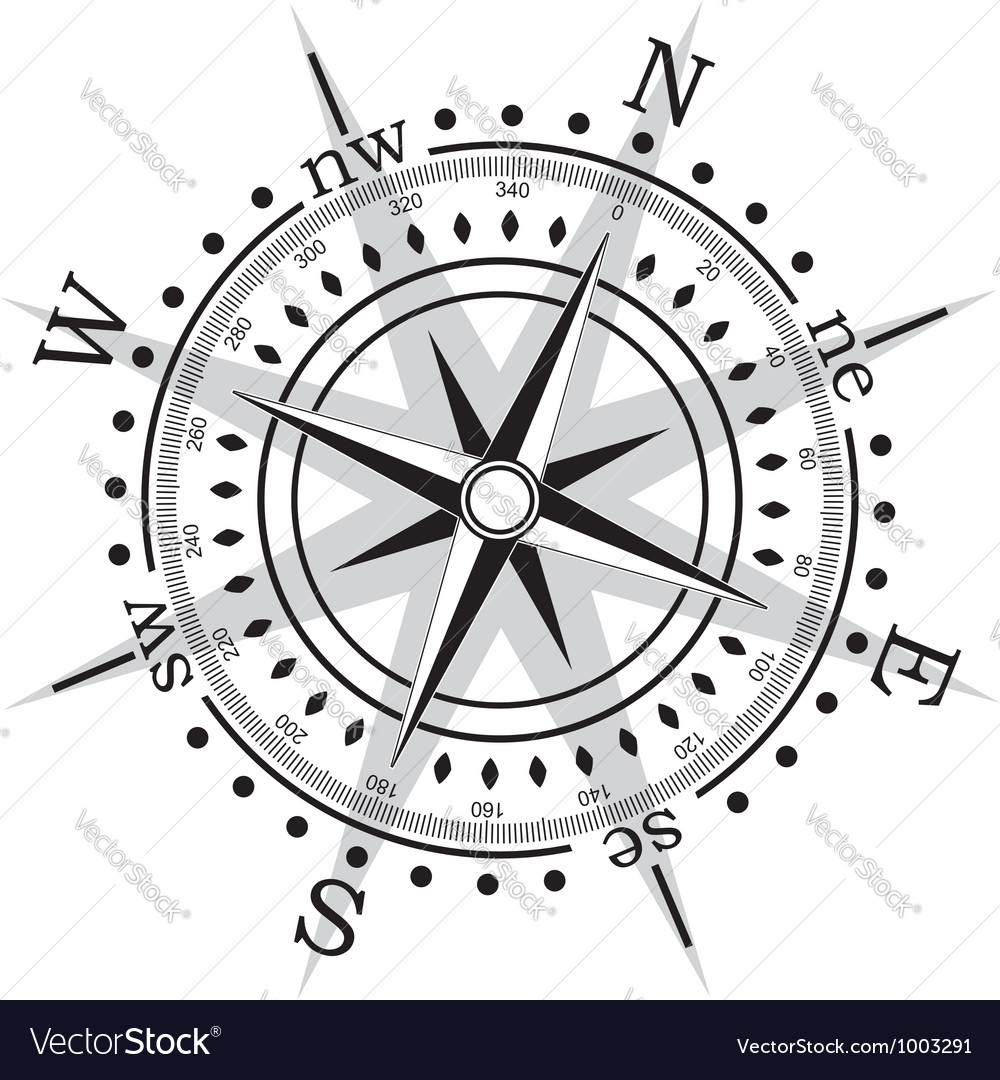Compass Royalty Free Vector Image - VectorStock