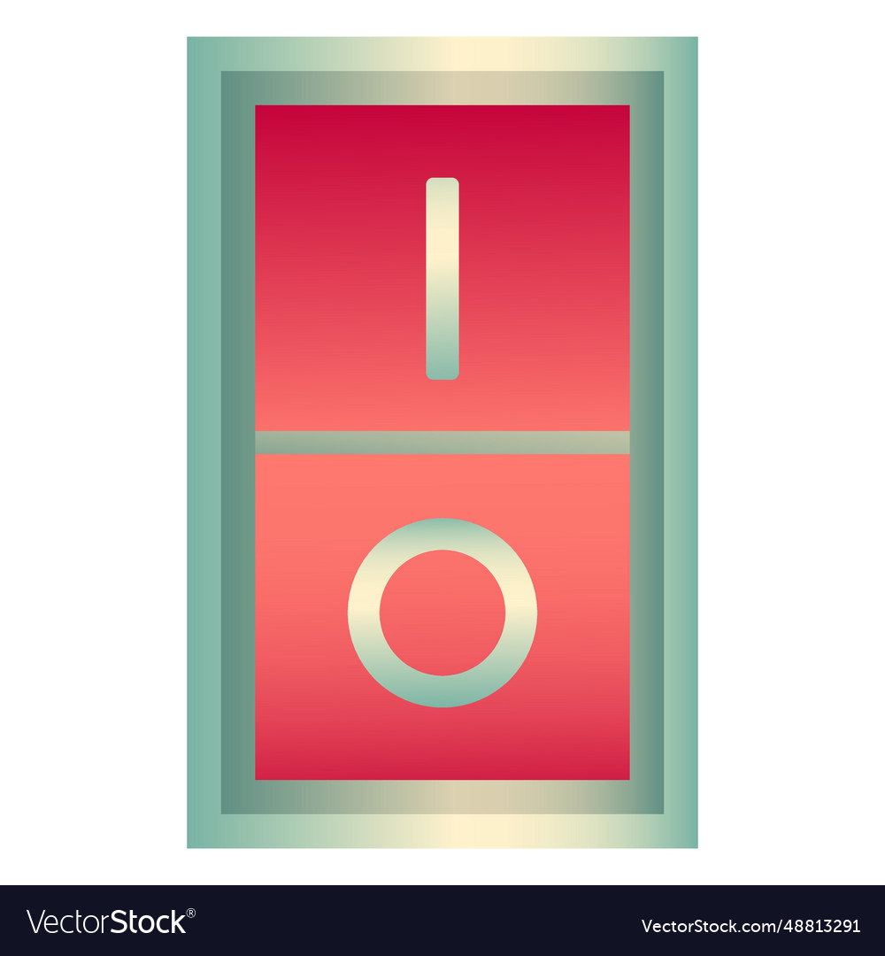 Factory switch close up Royalty Free Vector Image