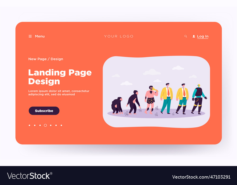 Human evolution to robot line Royalty Free Vector Image