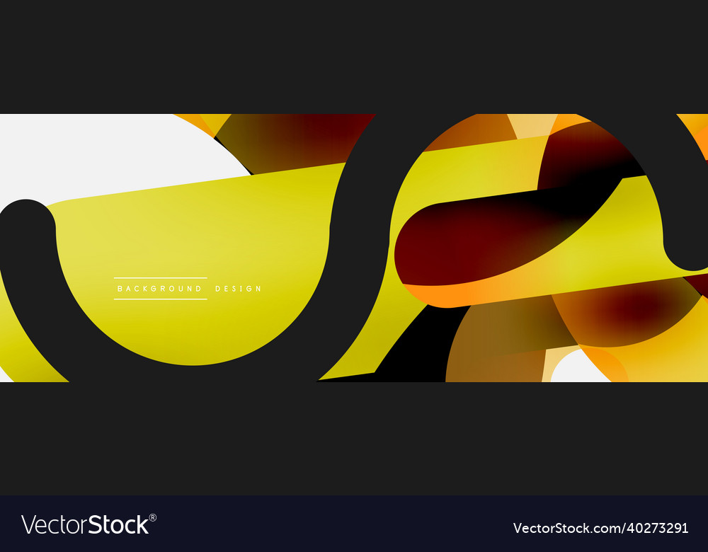 Round shapes circles and other geometric forms Vector Image