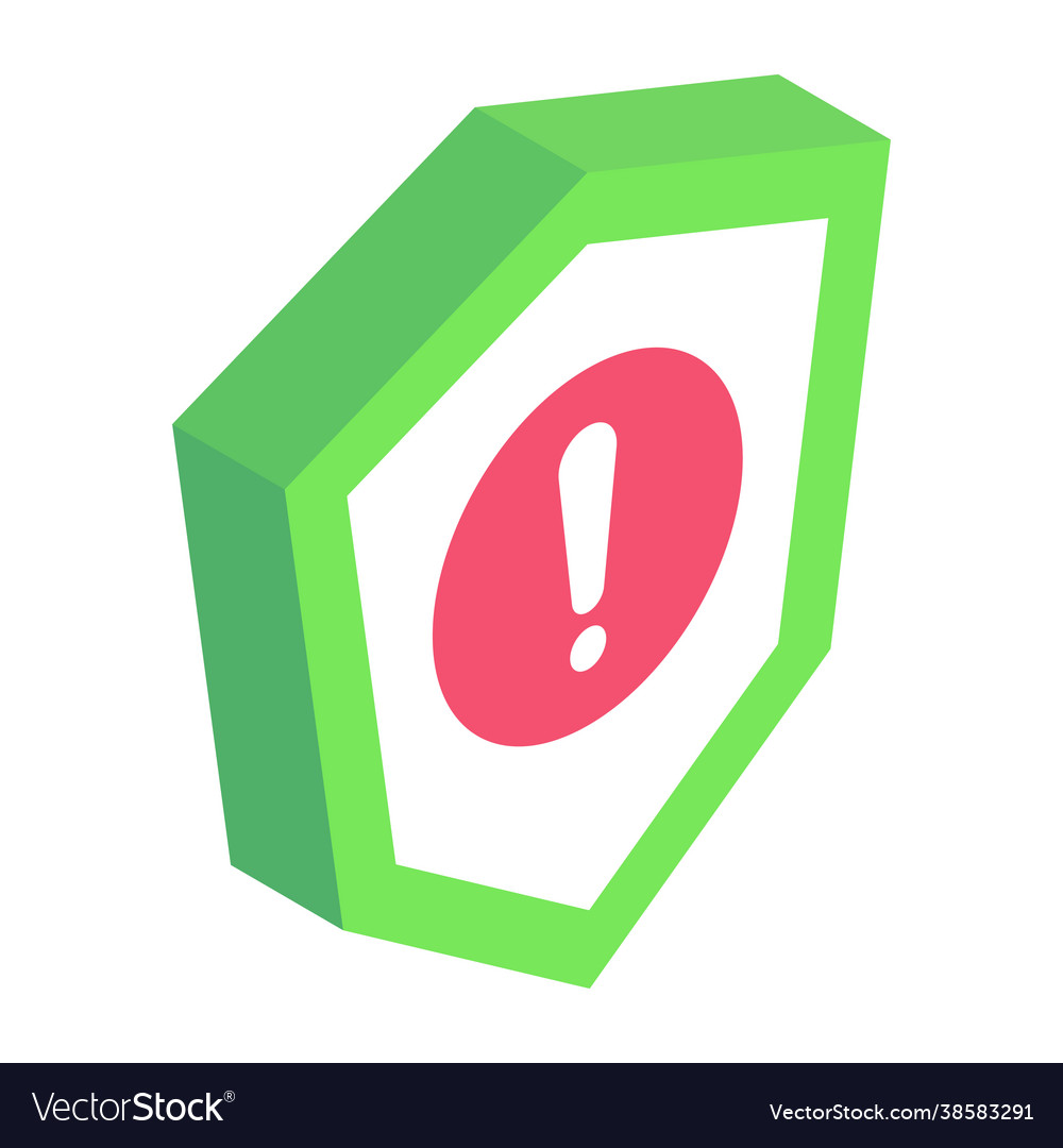 Security alert Royalty Free Vector Image - VectorStock