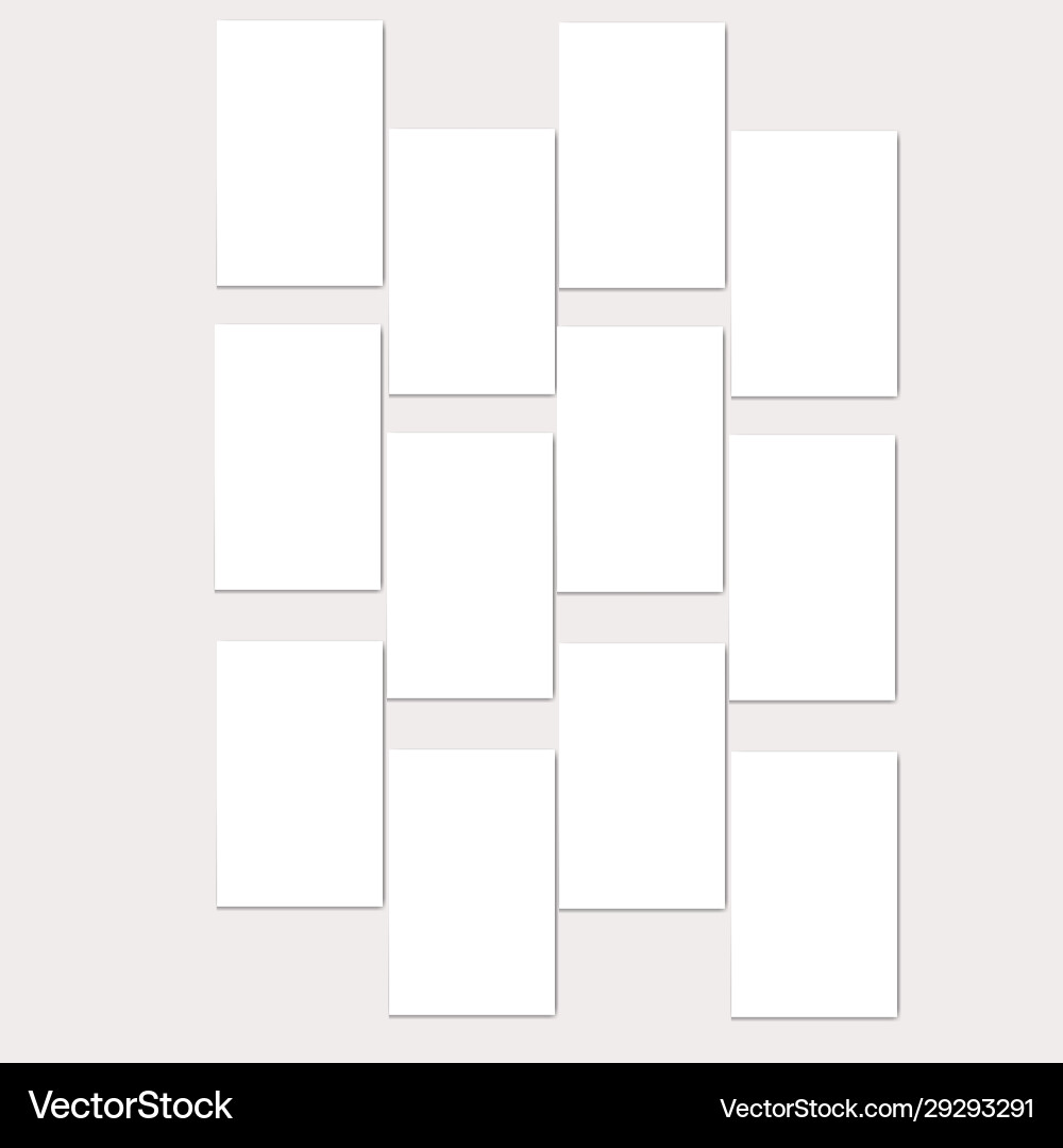 Templates collage frames for photo or montage Vector Image