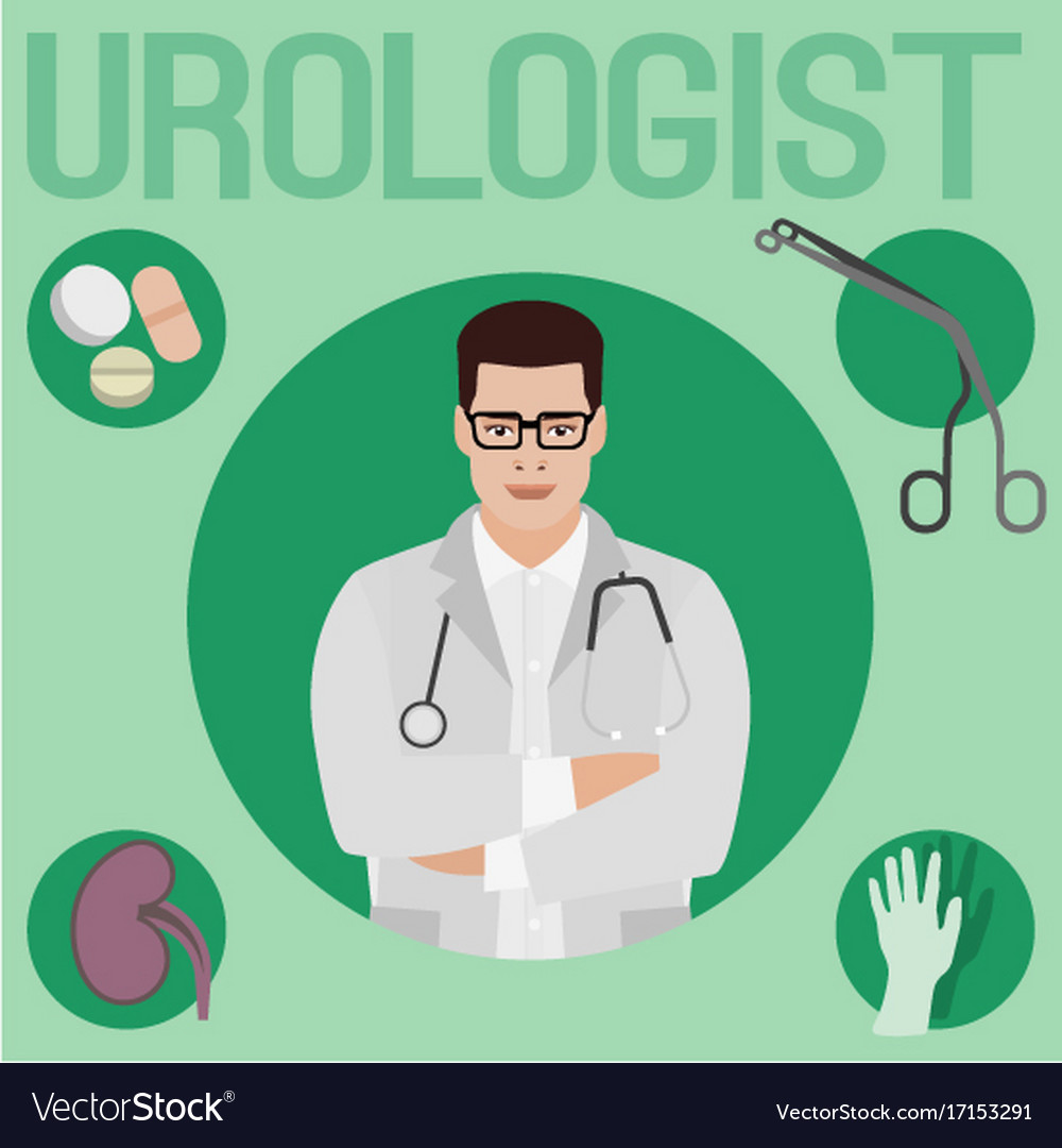 Urologist image Royalty Free Vector Image - VectorStock