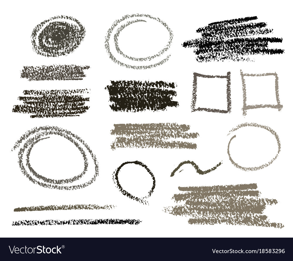 Brush stroke paint boxes set Royalty Free Vector Image