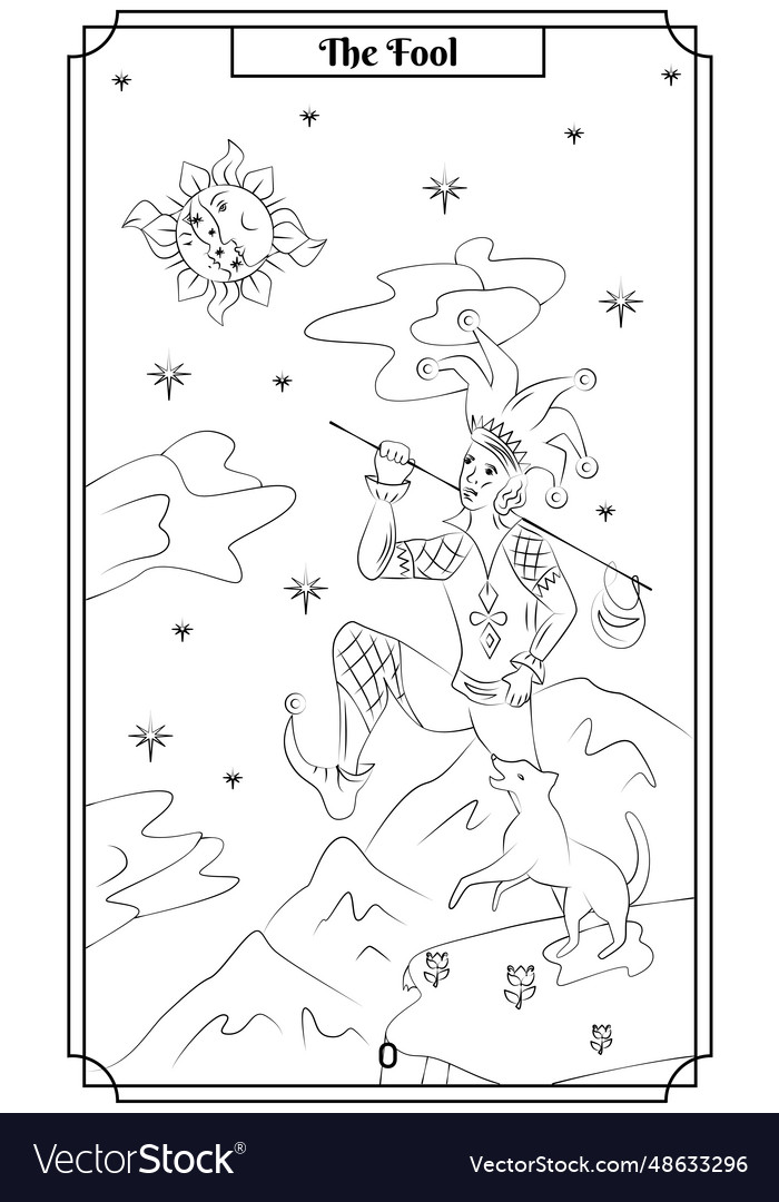 Fool card Royalty Free Vector Image - VectorStock