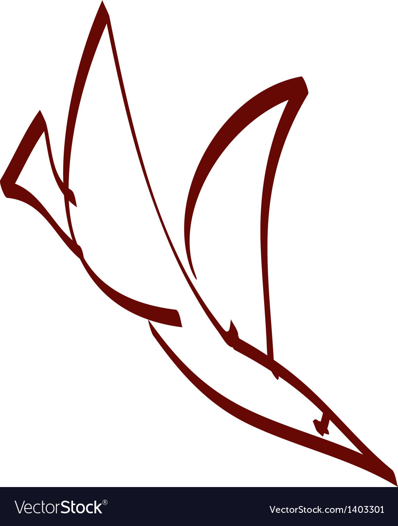 A bird Royalty Free Vector Image - VectorStock