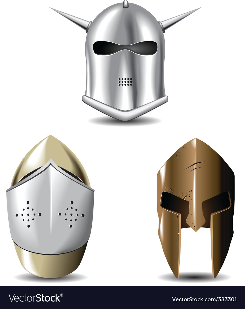 Helmets Royalty Free Vector Image - VectorStock