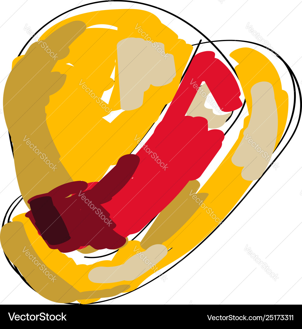 A colorful artistic hat or color Royalty Free Vector Image