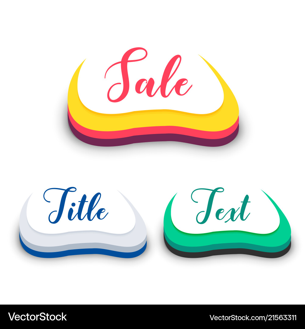 Abstract 3d style sale symbol design Royalty Free Vector