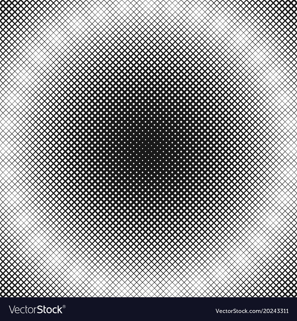 Abstract halftone square background pattern Vector Image