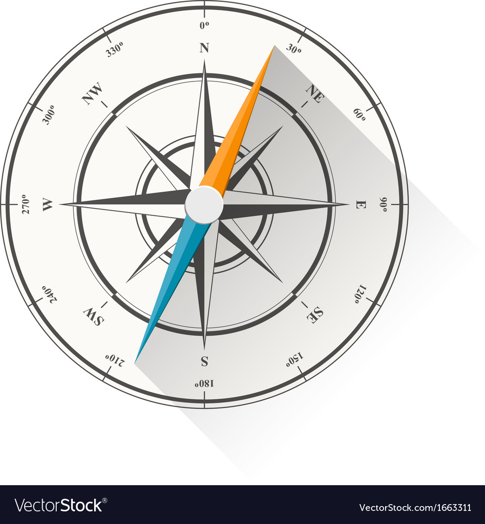 Compass Royalty Free Vector Image - VectorStock