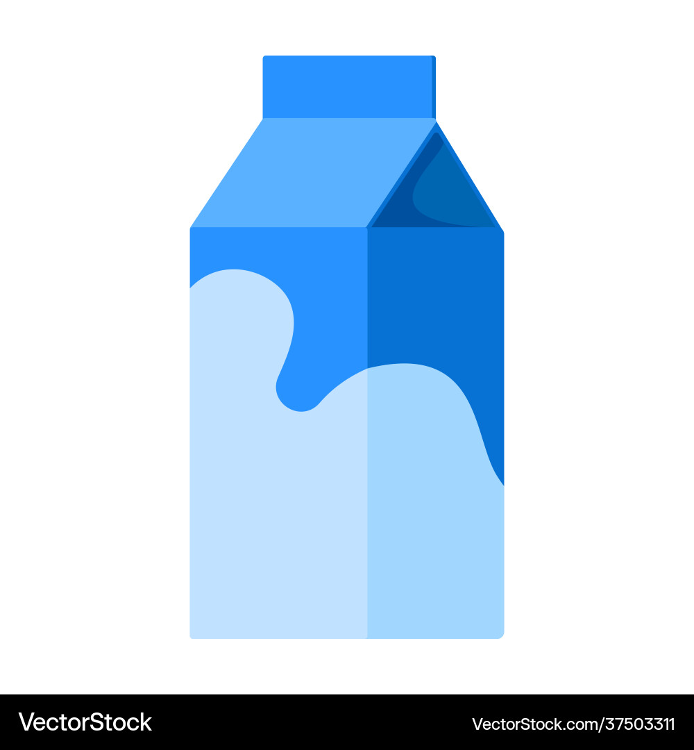 Milk iconcartoon icon isolated Royalty Free Vector Image