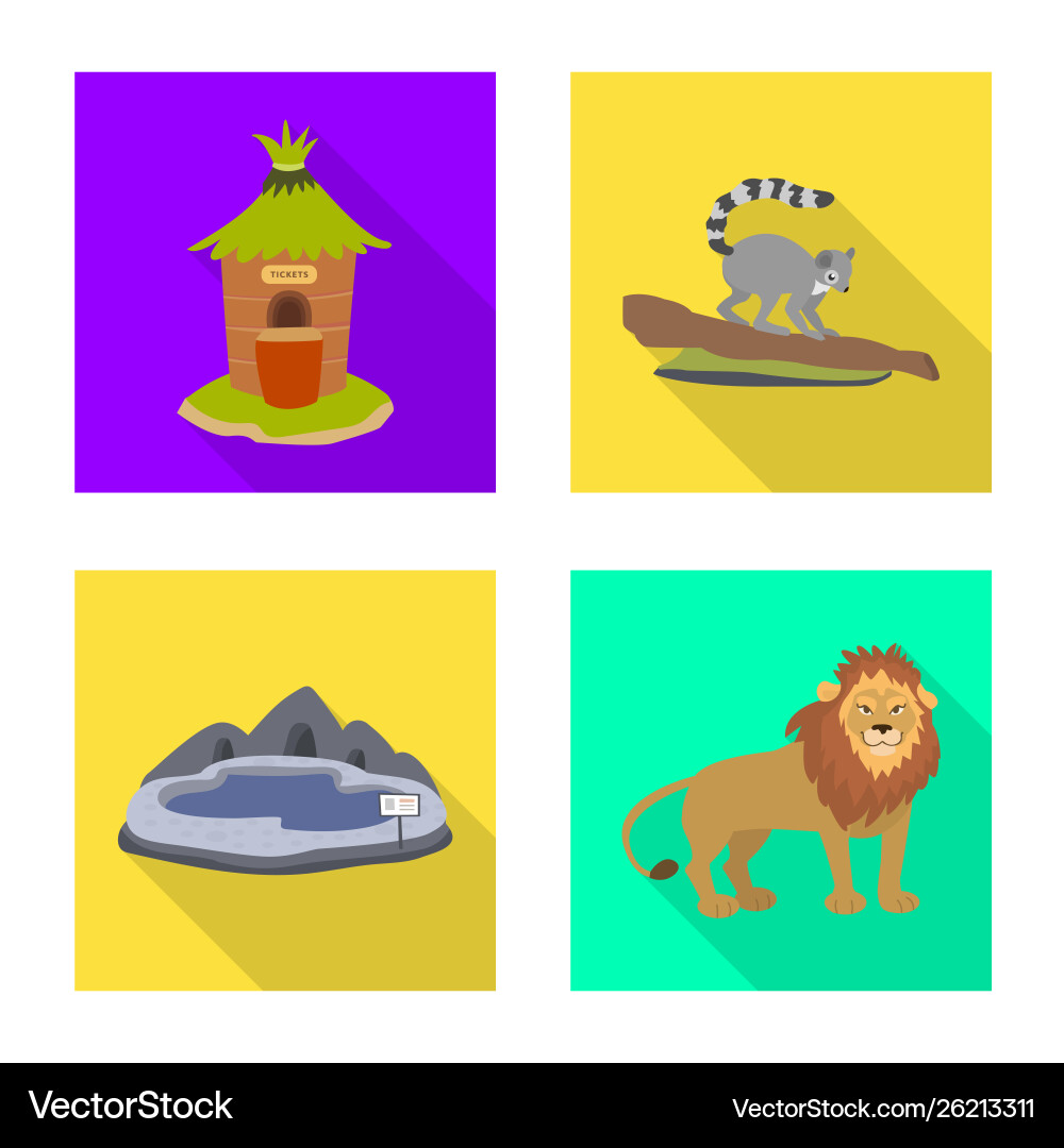 Safari and animal icon Royalty Free Vector Image