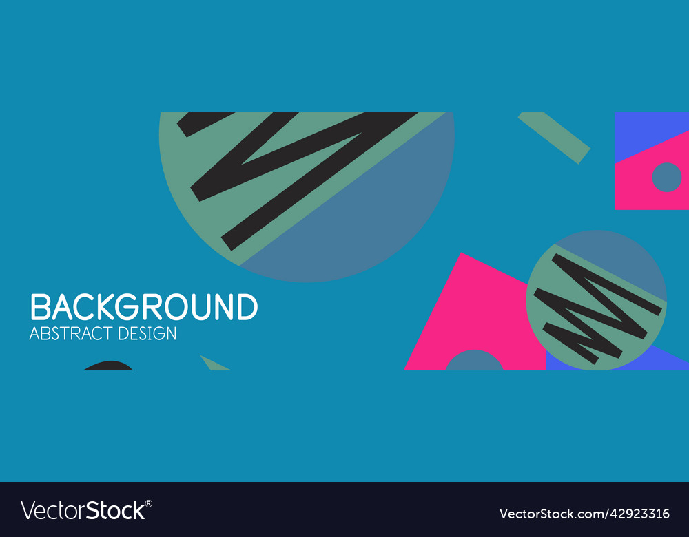 Abstract background with blocks lines geometric Vector Image