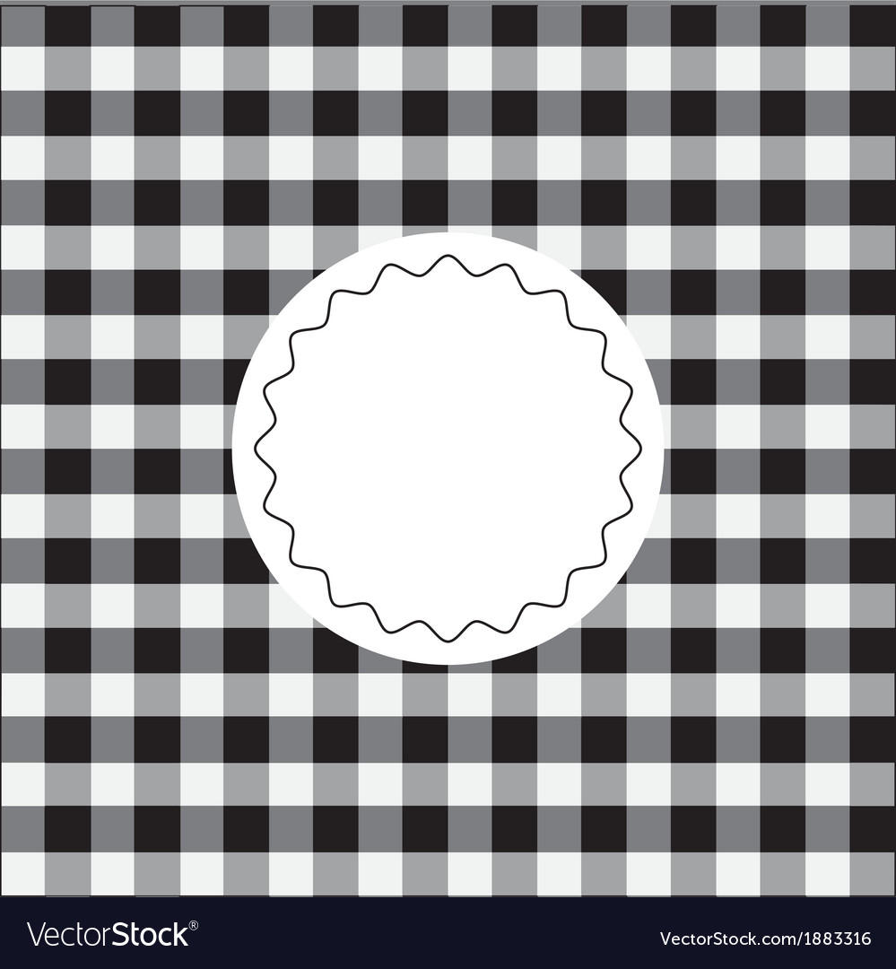Black checkered background Royalty Free Vector Image