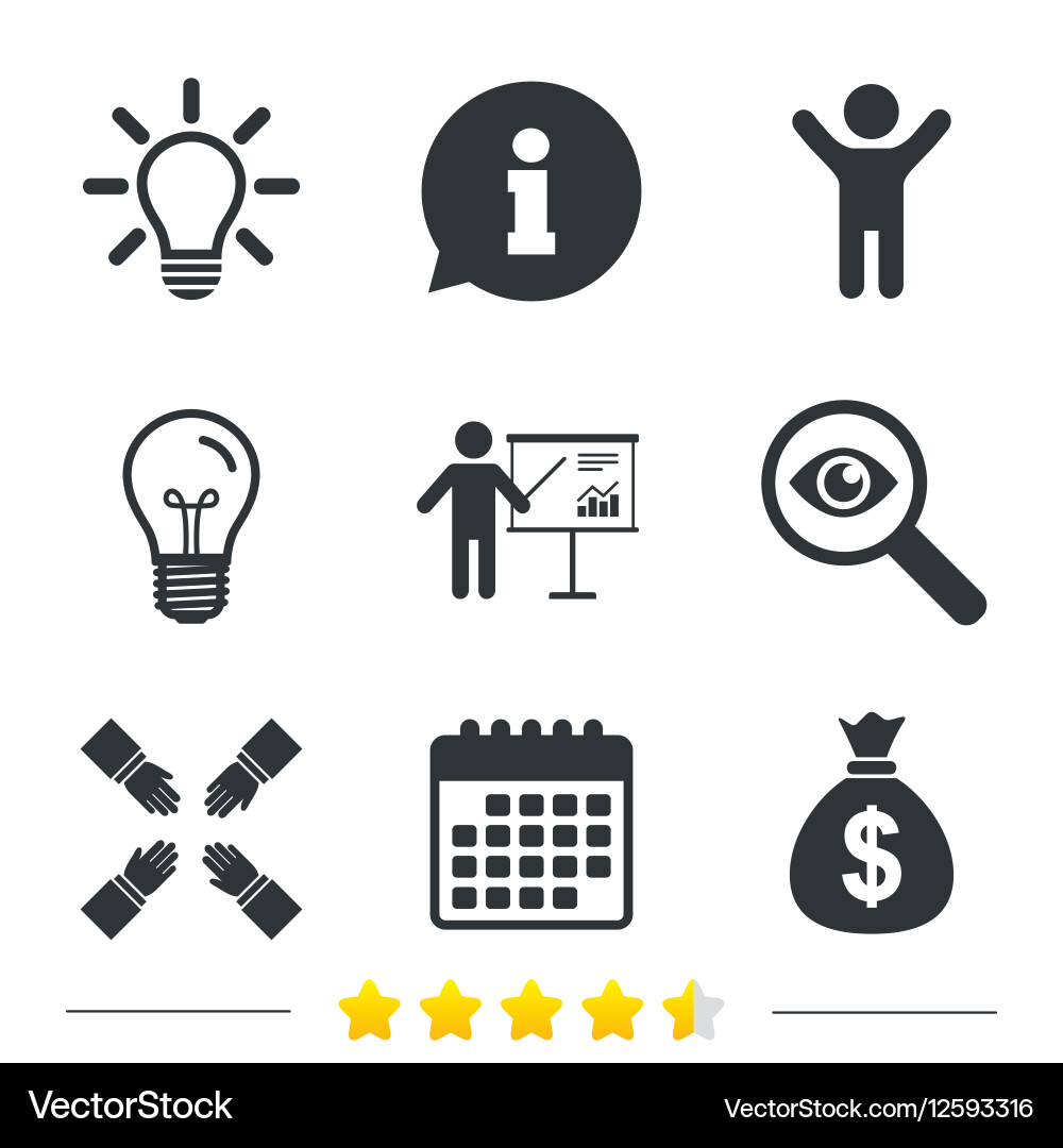 Presentation billboard dollar cash money Vector Image
