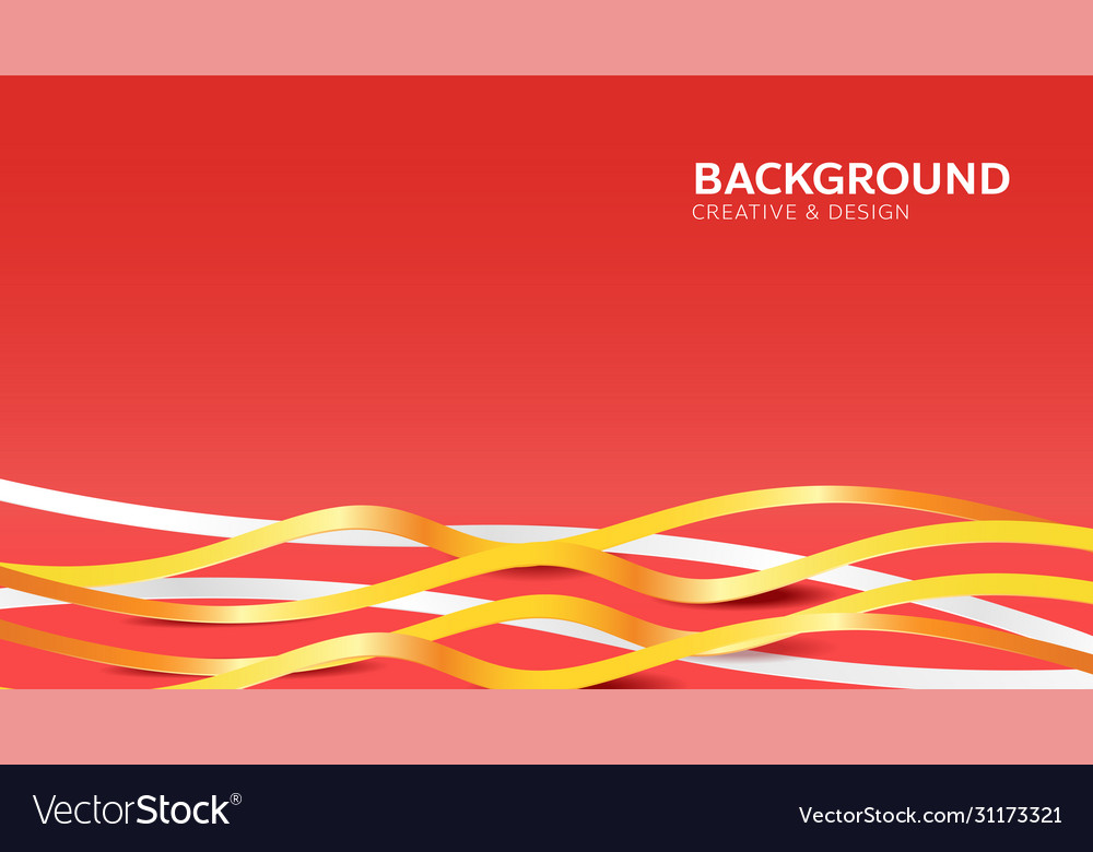 Abstract dynamic wave line background Royalty Free Vector