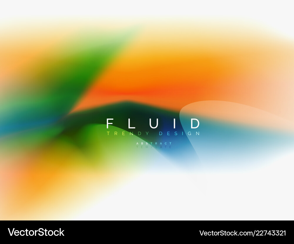 Background abstract color flow liquid design Vector Image