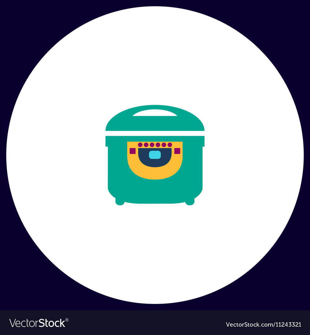 Electric pan computer symbol Royalty Free Vector Image