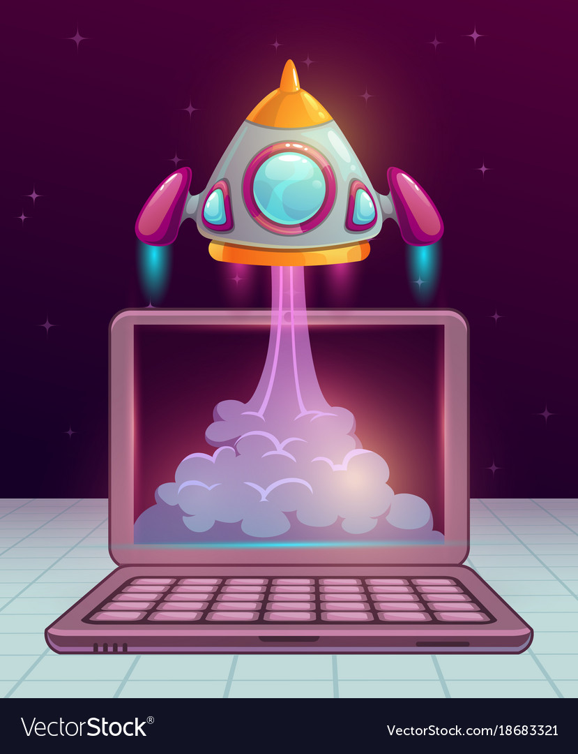 Fast start concept Royalty Free Vector Image - VectorStock