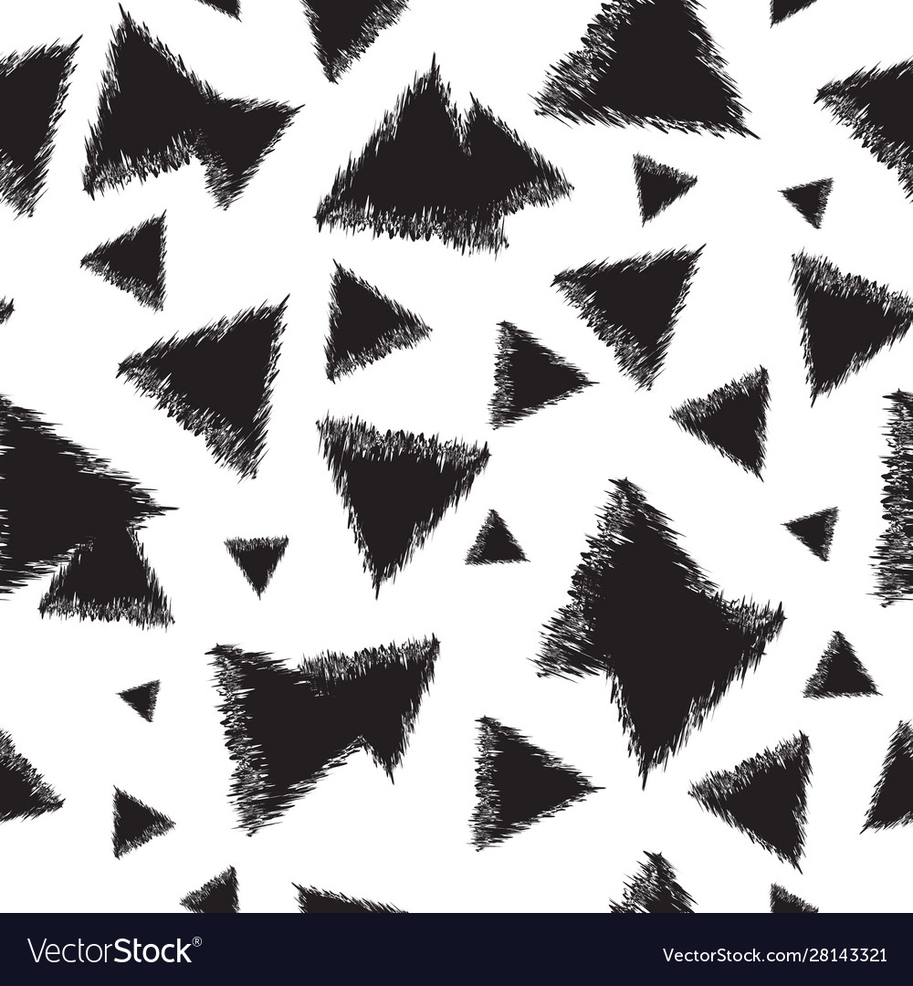 Infinite background with triangles Royalty Free Vector Image