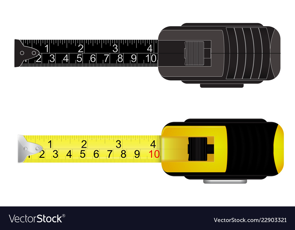 Measure tape Royalty Free Vector Image - VectorStock