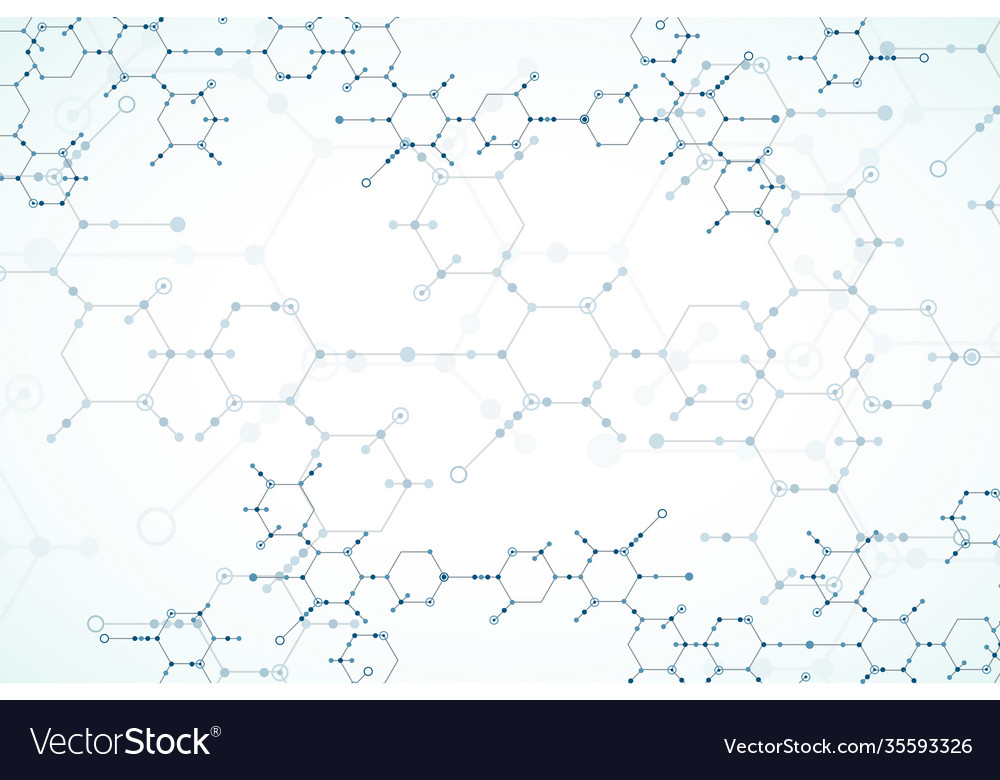 Abstract technology hexagonal background Vector Image