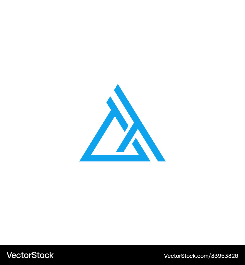 Dt letter logo design with creative modern trendy Vector Image