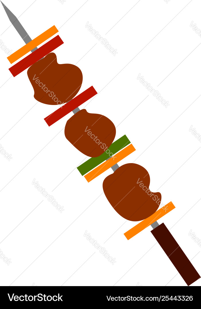 Image barbecue food or color Royalty Free Vector Image