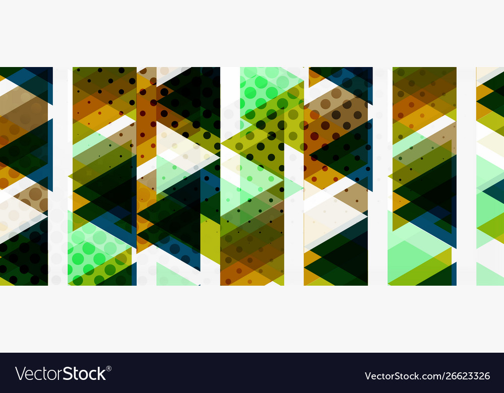 Triangle geometric abstract composition Royalty Free Vector