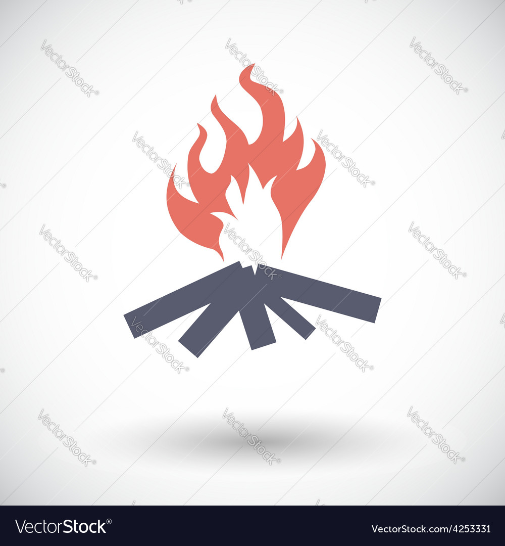 Bonfire Royalty Free Vector Image - VectorStock