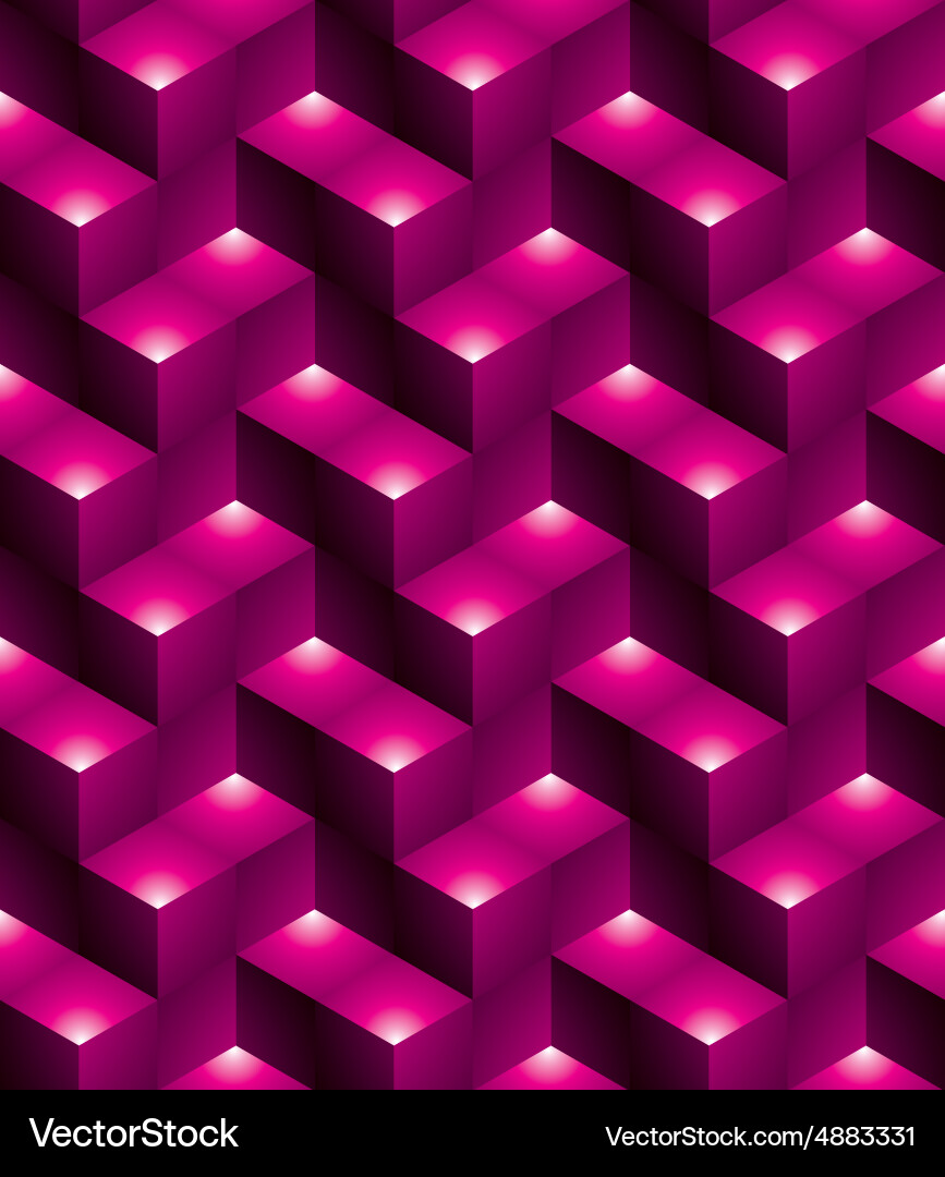 Futuristic continuous multicolored pattern motif Vector Image