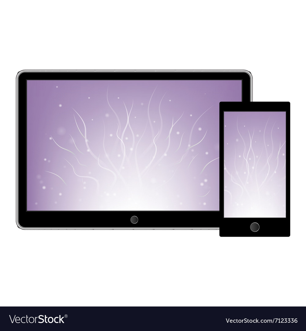 Digital devices set Royalty Free Vector Image - VectorStock
