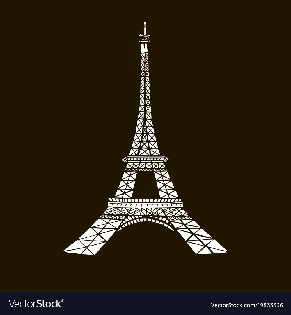 Eiffel tower Royalty Free Vector Image - VectorStock