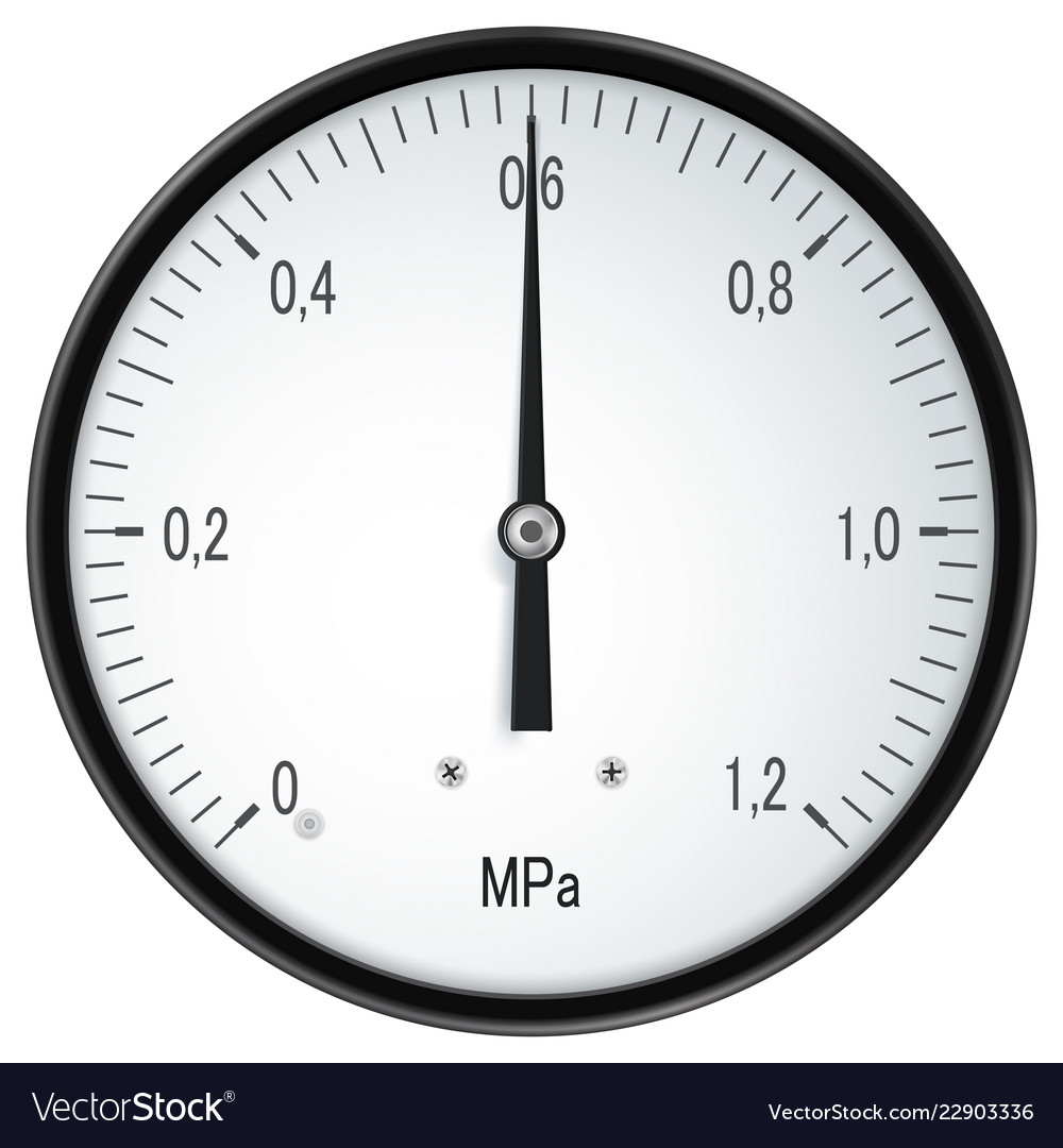 Manometer Royalty Free Vector Image - VectorStock