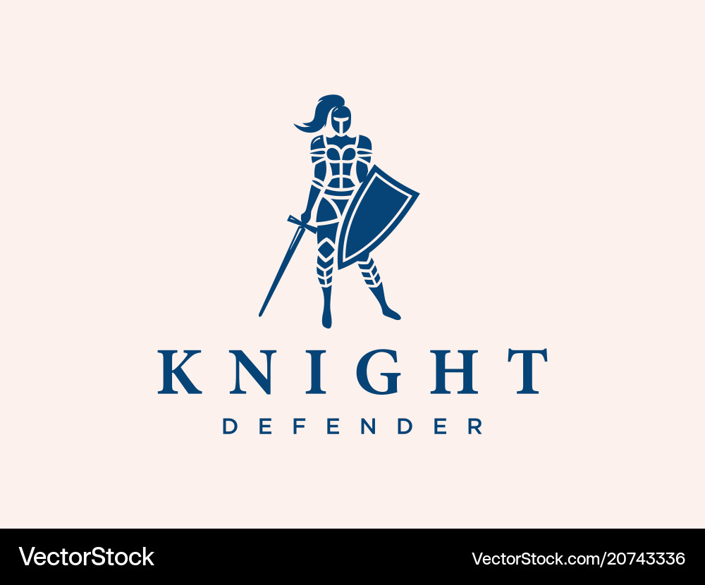 Modern professional logo emblem woman Royalty Free Vector