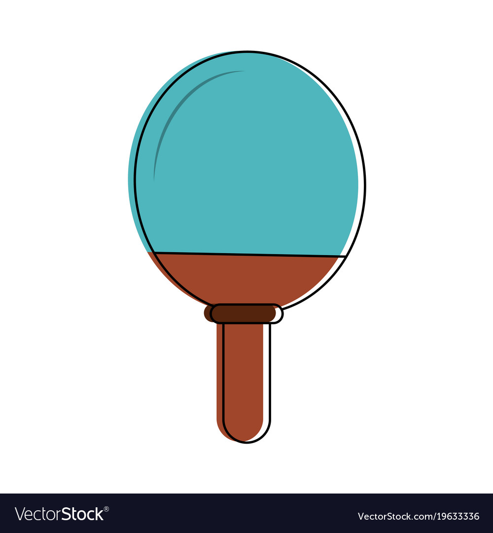 Ping pong racket Royalty Free Vector Image - VectorStock