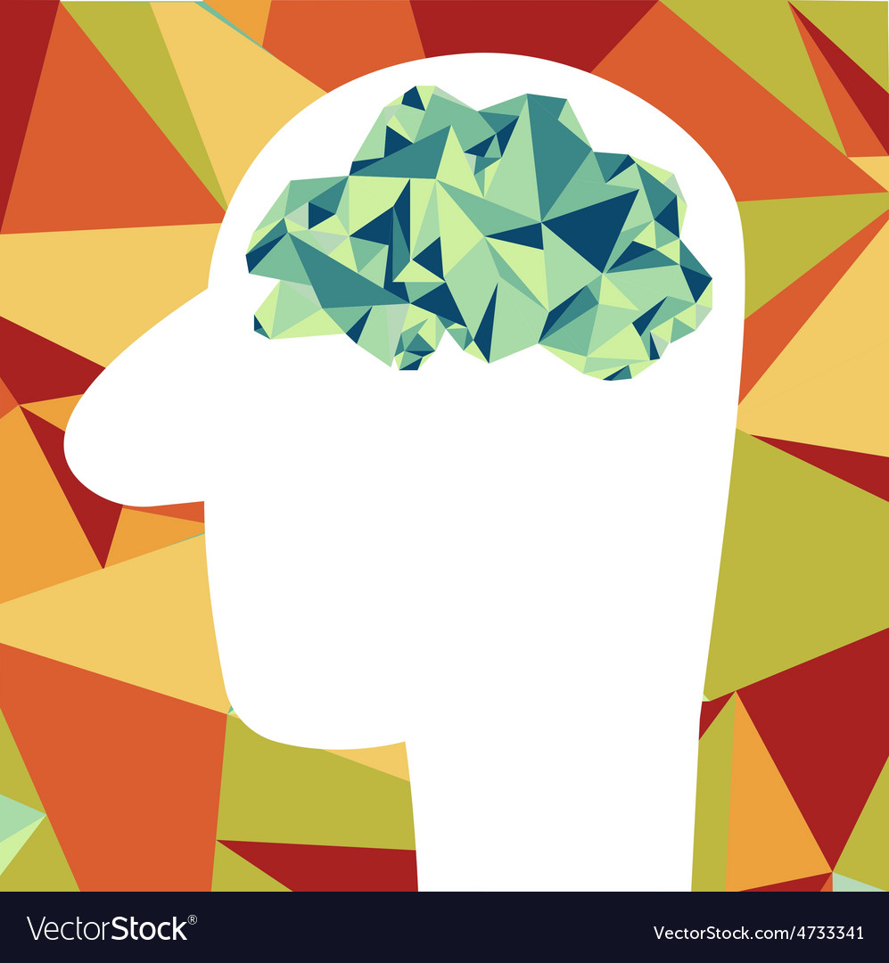 Abstract brain Royalty Free Vector Image - VectorStock