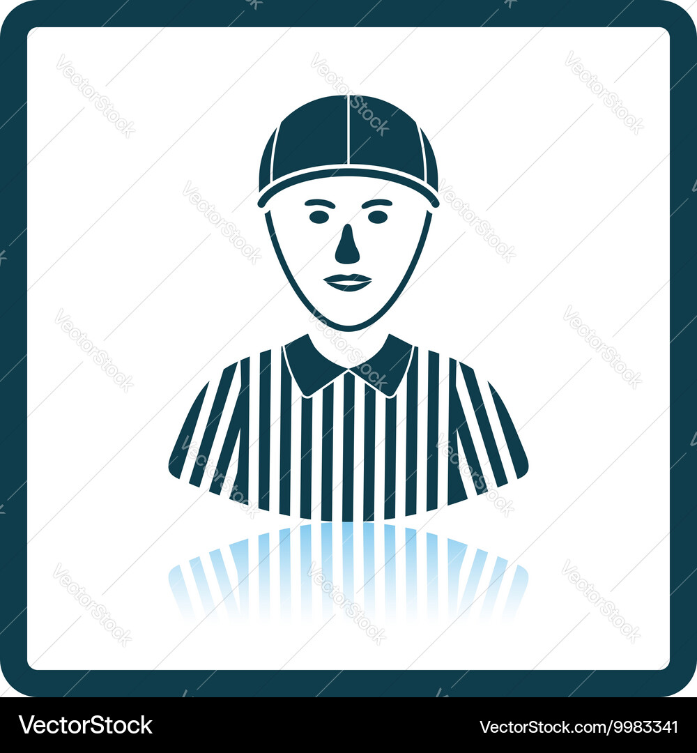 American football referee icon Royalty Free Vector Image