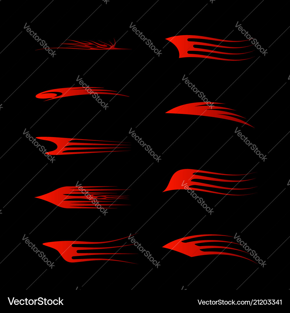 Car motorcycle racing vehicle graphics vinyls Vector Image