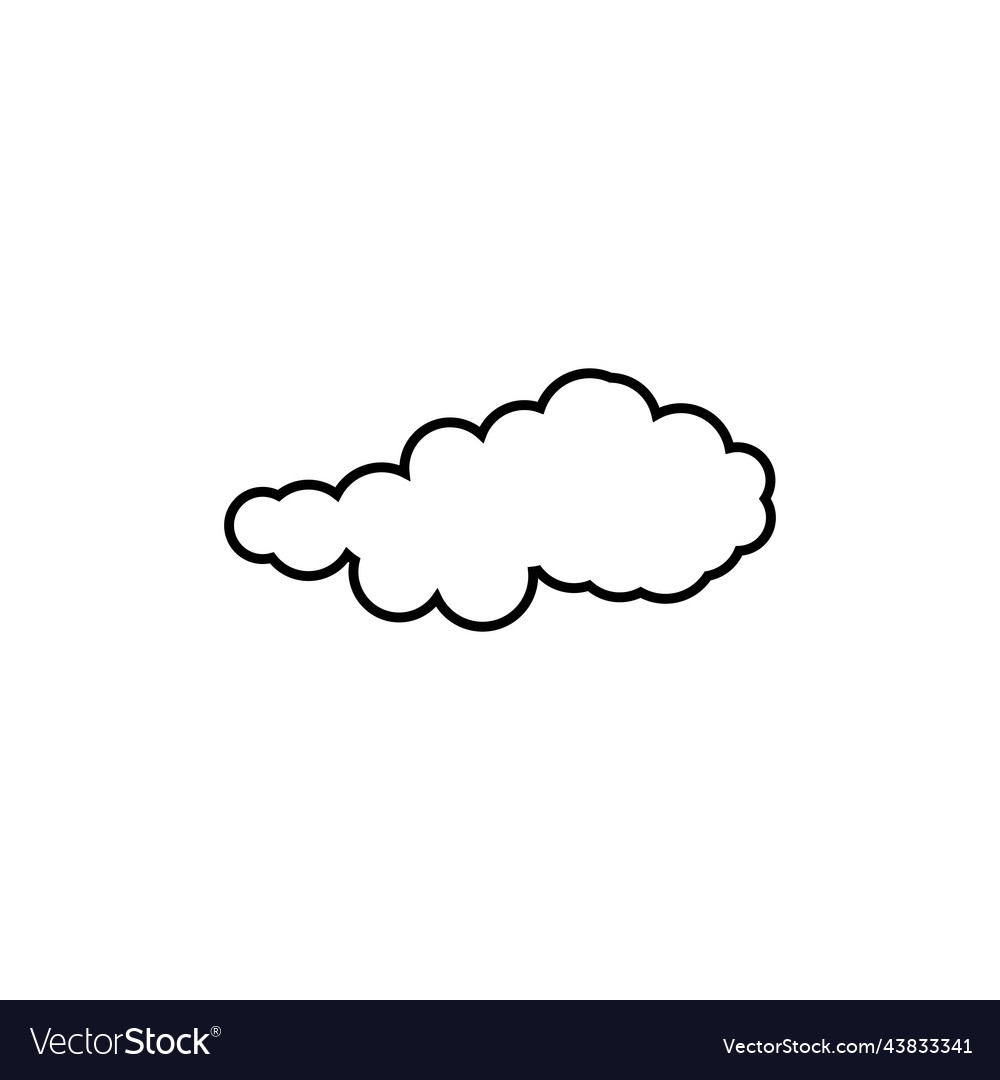 Cloud logo Royalty Free Vector Image - VectorStock