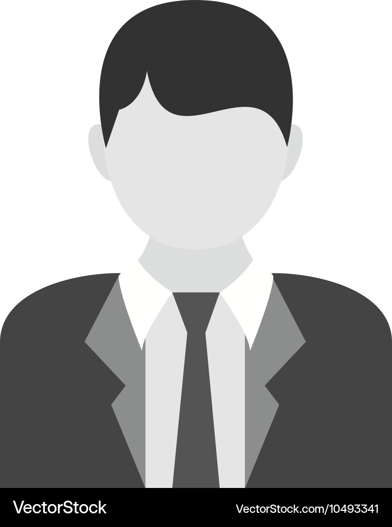 Male finance officer Royalty Free Vector Image