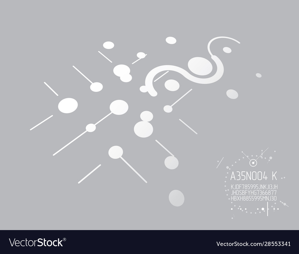 Mechanical engineering technology abstract Vector Image