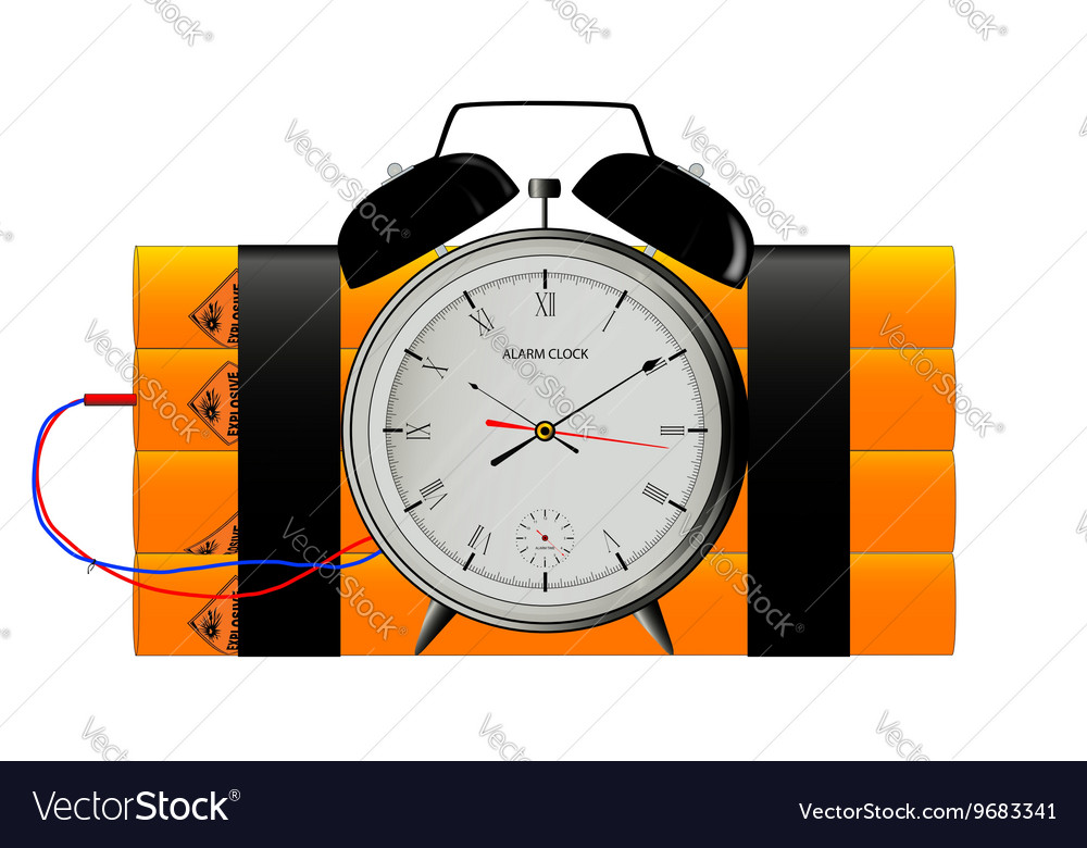Time bomb Royalty Free Vector Image - VectorStock