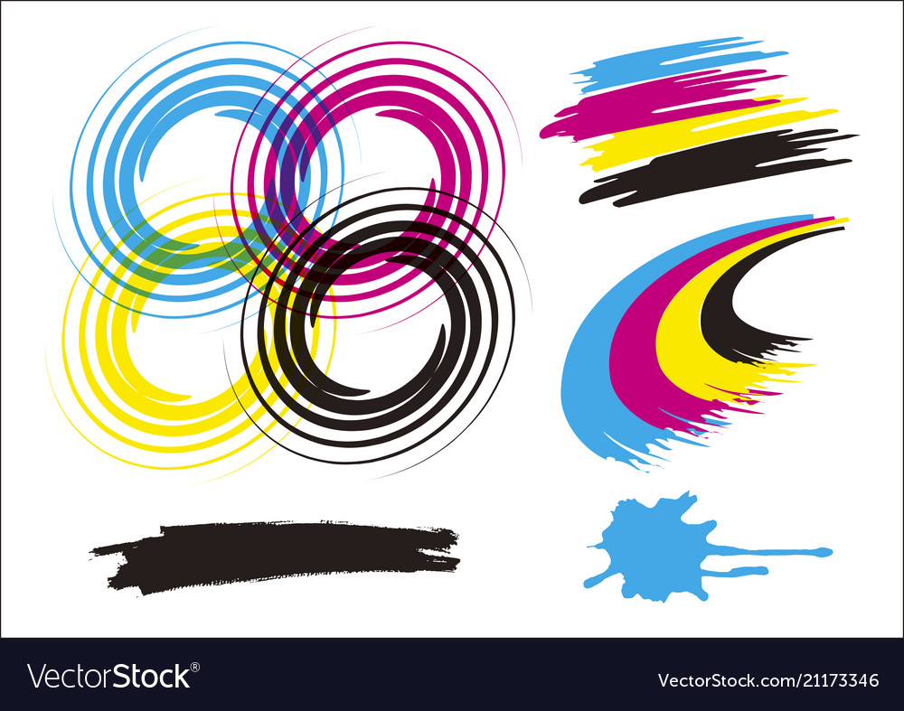 Dynamic abstract design elements Royalty Free Vector Image