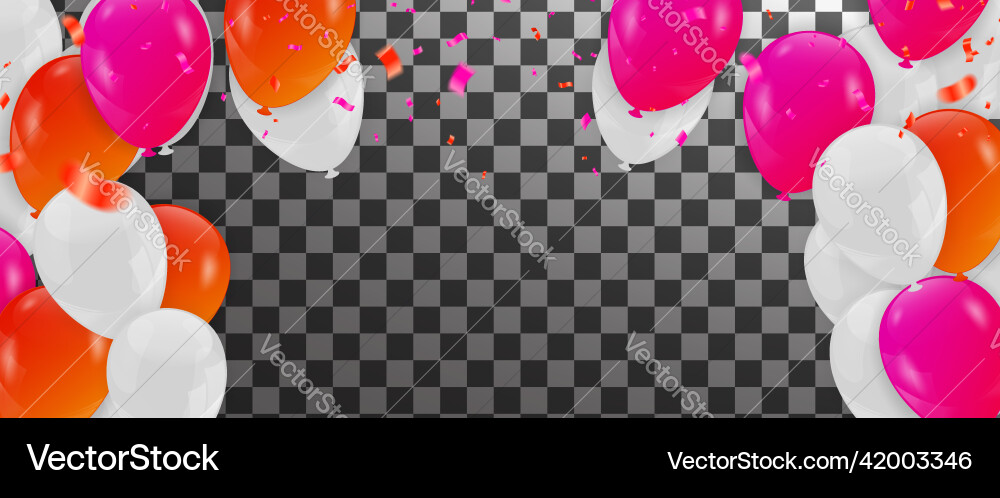 New birthday celebration with colorful Royalty Free Vector